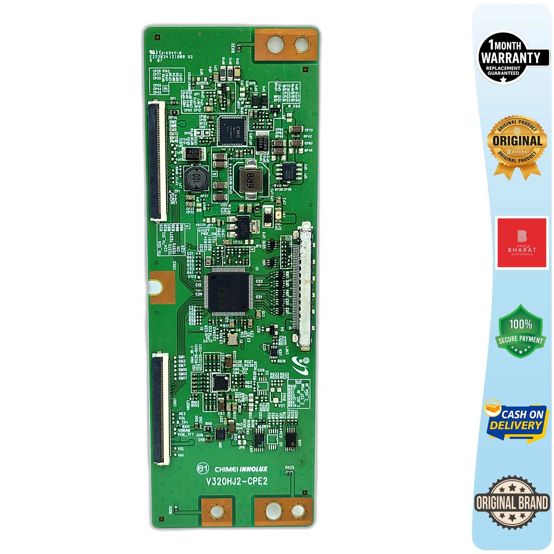 Samsung 39 Inch LED TV T-con Board for Model UA39EH5003R V320HJ2-CPE2